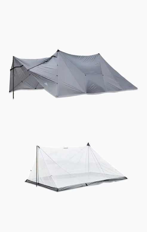 【and wander】muraco × and wander HERON 2POLE TENT SHELTER SET – Robin ...